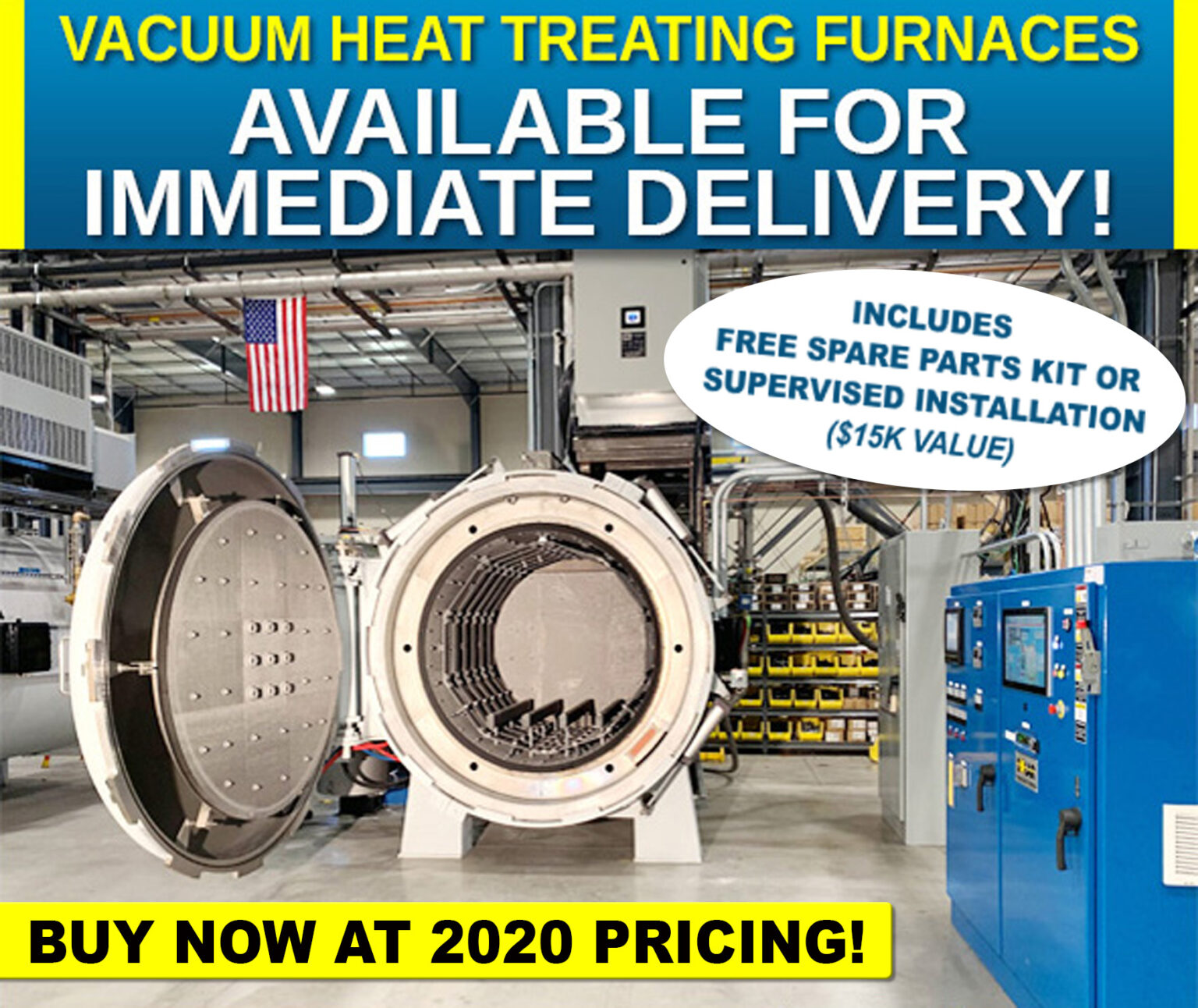 Vacuum Furnaces Available For Quick Delivery - Solar Manufacturing